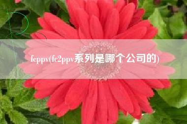 fcppv(fc2ppv系列是哪个公司的) - 精英怪